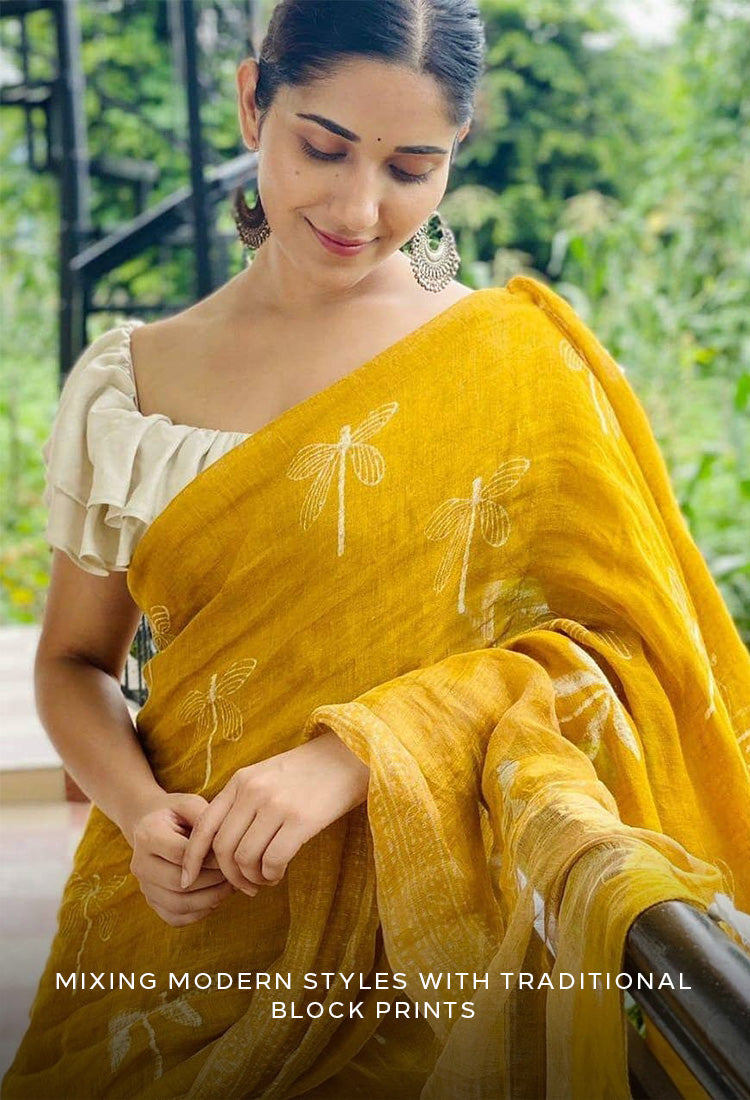 Mixing Modern Styles with Traditional Block Prints