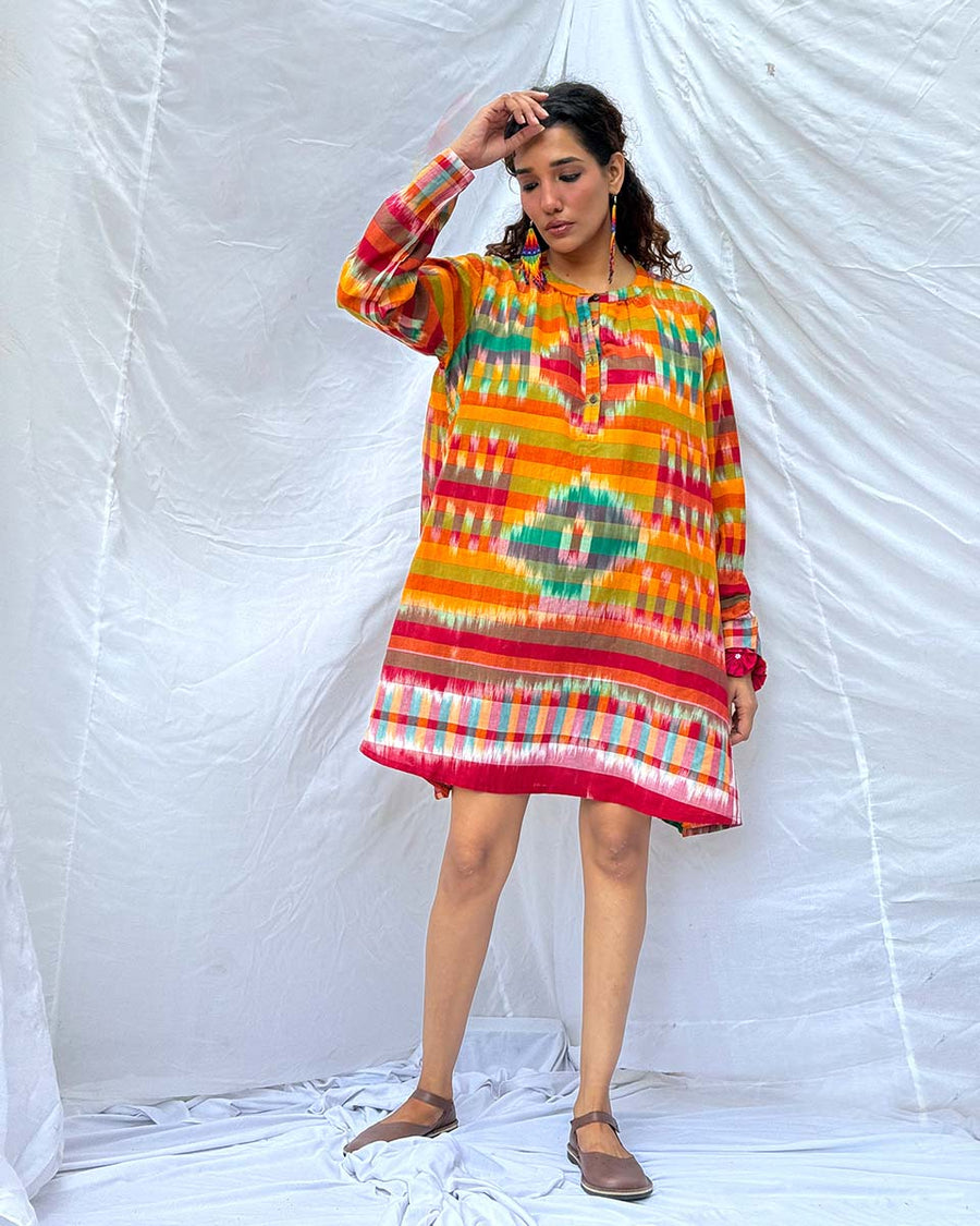 Buy Kajri Gamcha Cotton Dress | Dress | Dress women | Summer