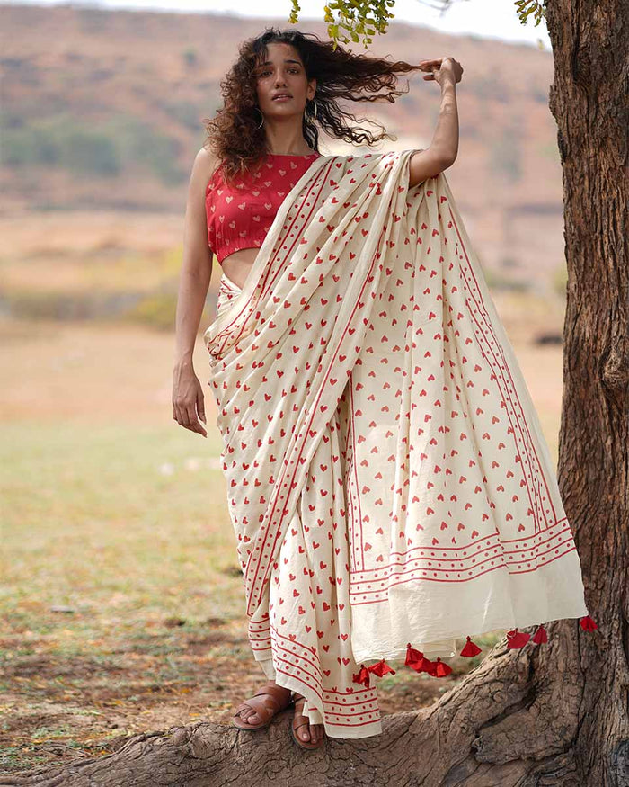 Buy Mul Mul Cotton Saree Online | Cotton Saree Online | Saree