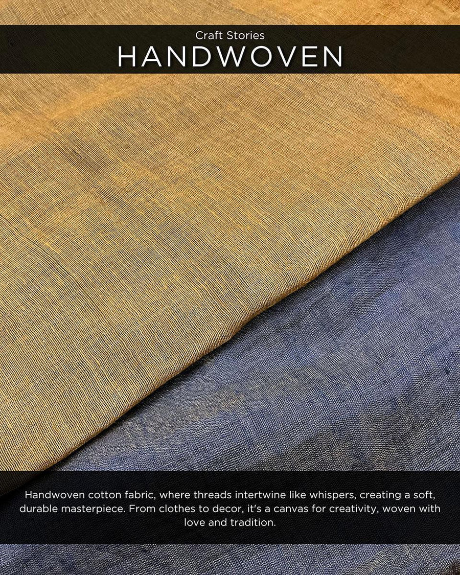 Buy Handwoven and Hand-printed Pure Linen Sarees Online in India