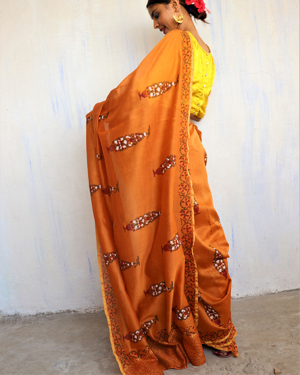Chidiyaa | Pure Chanderi Silk Sarees